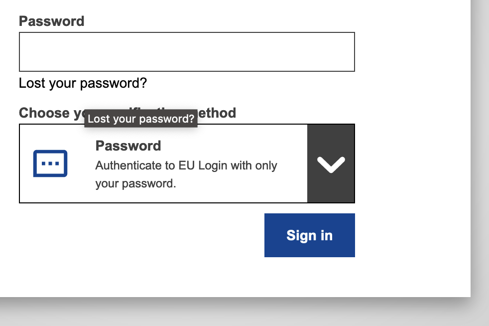 Forgotten password | Capacity4dev